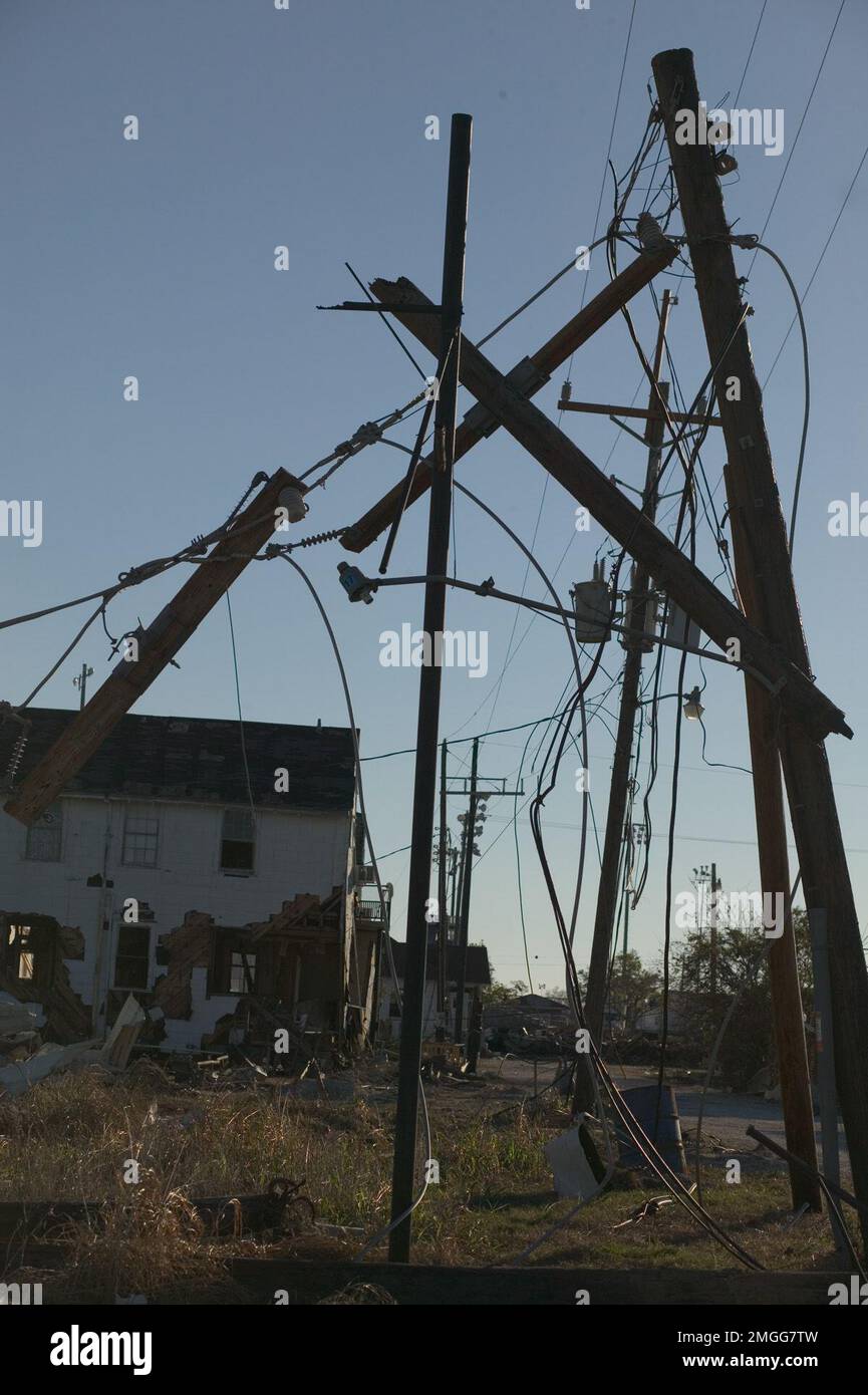 Aftermath - Parishes - 26-HK-42-57. Plaquemines Damage--heavily damaged ...