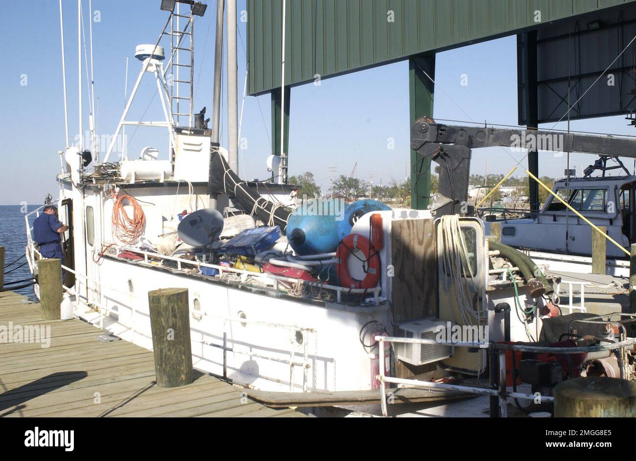Coast Guard Auxiliary - 26-HK-64-4. Coast Guard Auxiliarist Michael ...