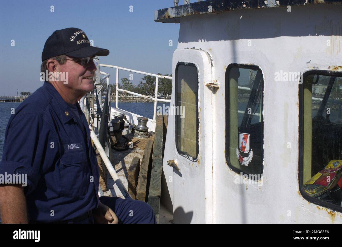 Coast Guard Auxiliary - 26-HK-64-6. Coast Guard Auxiliarist Michael ...