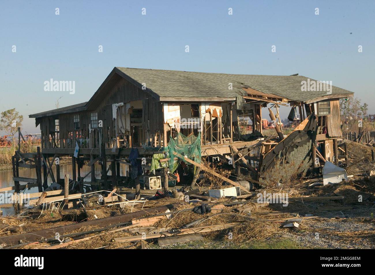 Aftermath - Parishes - 26-HK-42-63. Slidell Damage--large destroyed ...