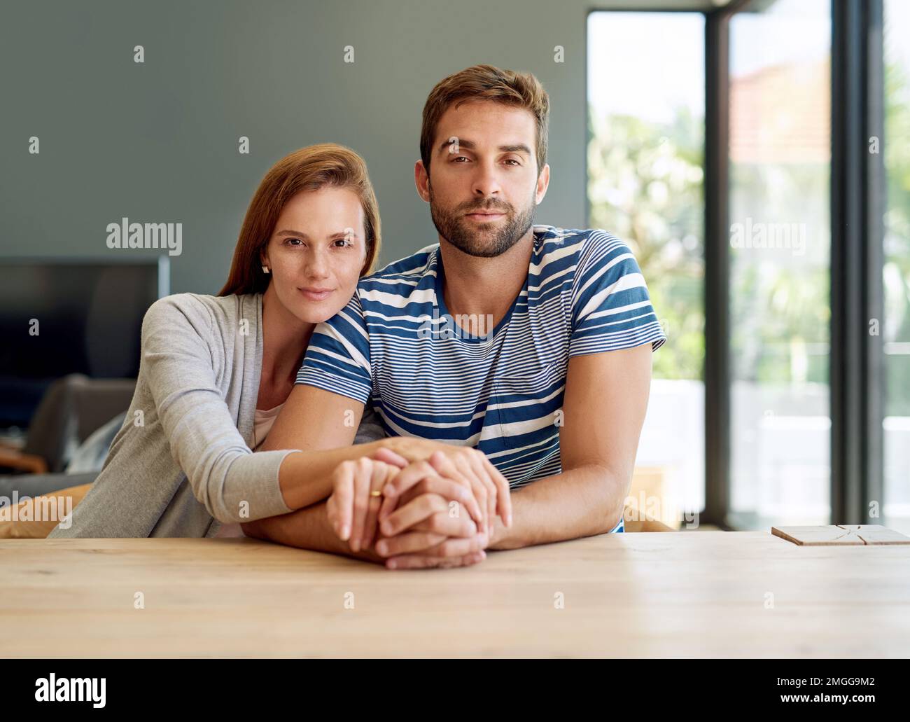 The weekends are serious business. Cropped portrait of an affectionate ...