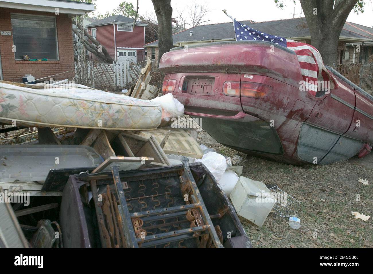 Aftermath - Parishes - 26-HK-42-55. Hurricane Katrina Stock Photo - Alamy