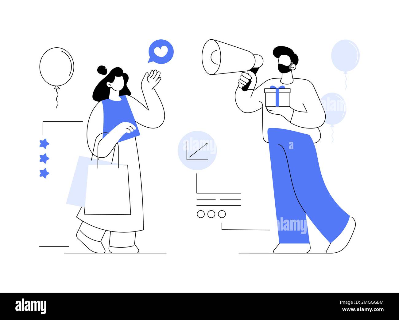 Promotion strategy abstract concept vector illustration Stock Vector ...