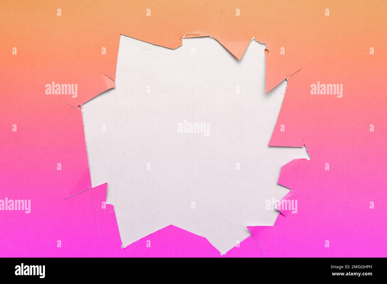 Important Information Written Under Ripped Piece Of Paper. Crutial ...