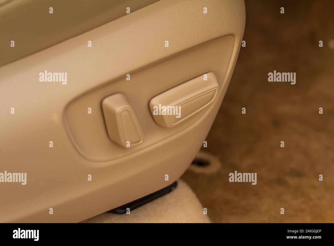 Modern car seat switch Stock Photo - Alamy