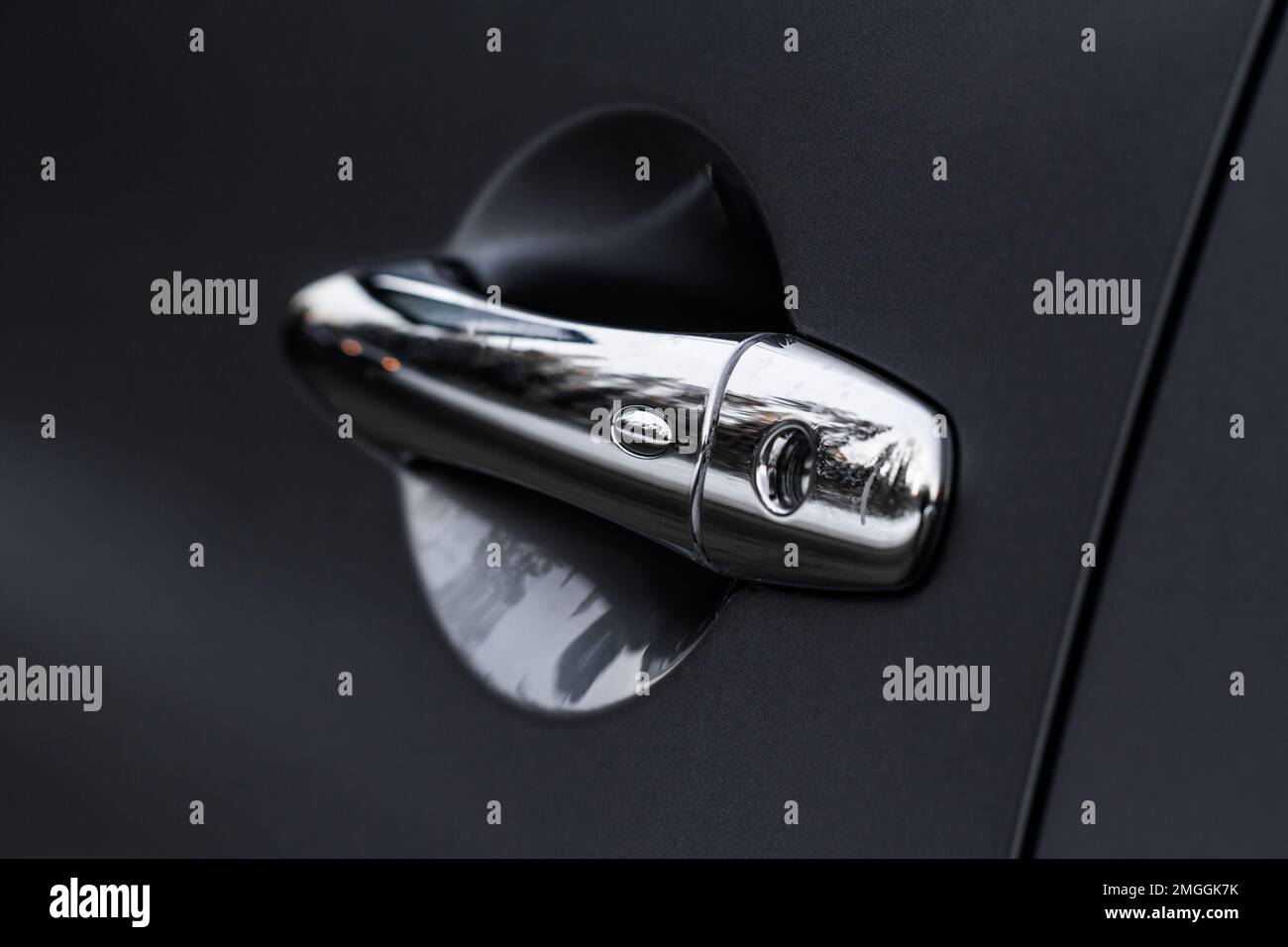 Car door handle. Keyless entry car door handle with touch sensor ...