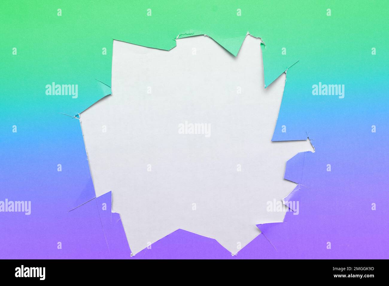 Important Information Written Under Ripped Piece Of Paper. Crutial ...