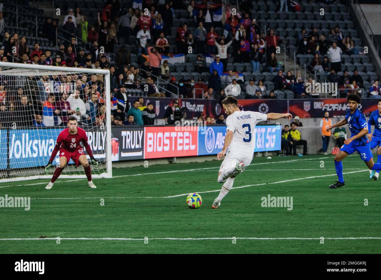 January 25, 2023, Los Angeles, California, USA: NEMANJA PETROVIC of the ...
