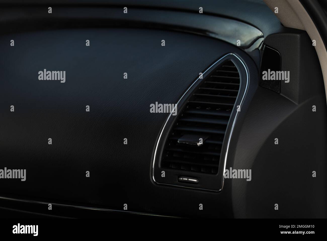 Modern car interior. Interior of new car with details Stock Photo - Alamy