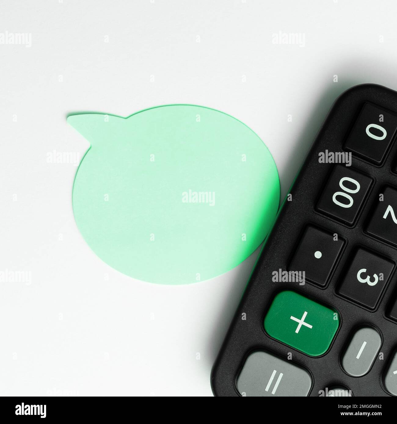 Color paper with important message. Infromation written on sticker ...