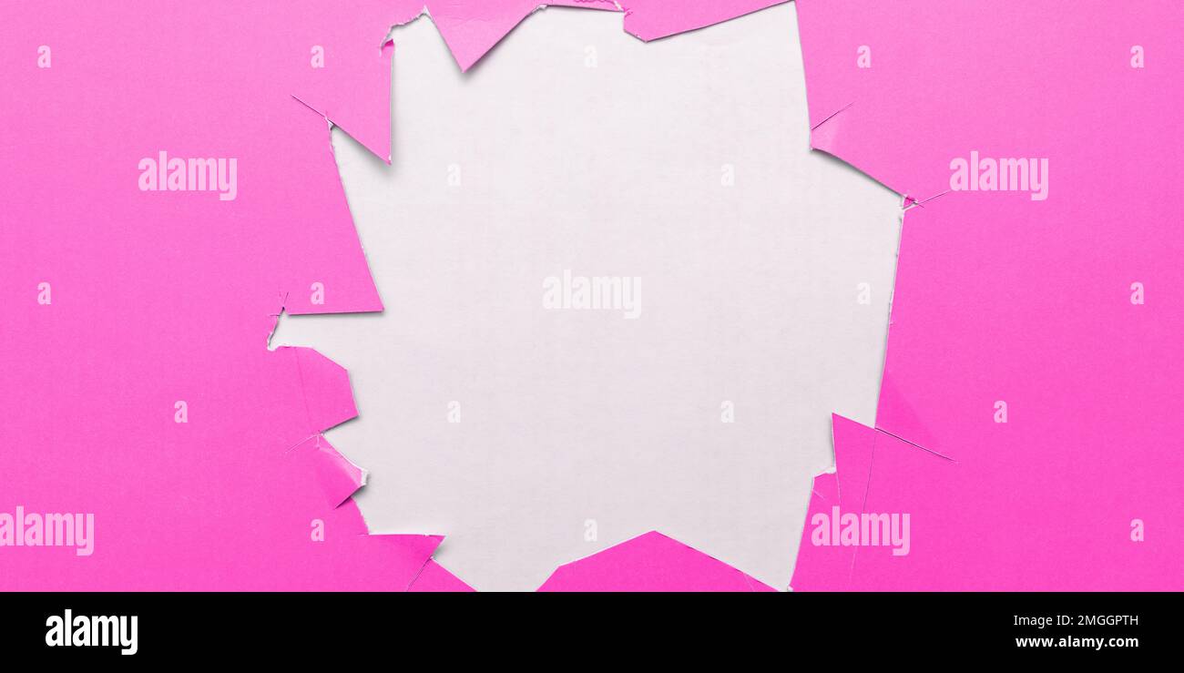 Important Information Written Under Ripped Piece Of Paper. Crutial ...