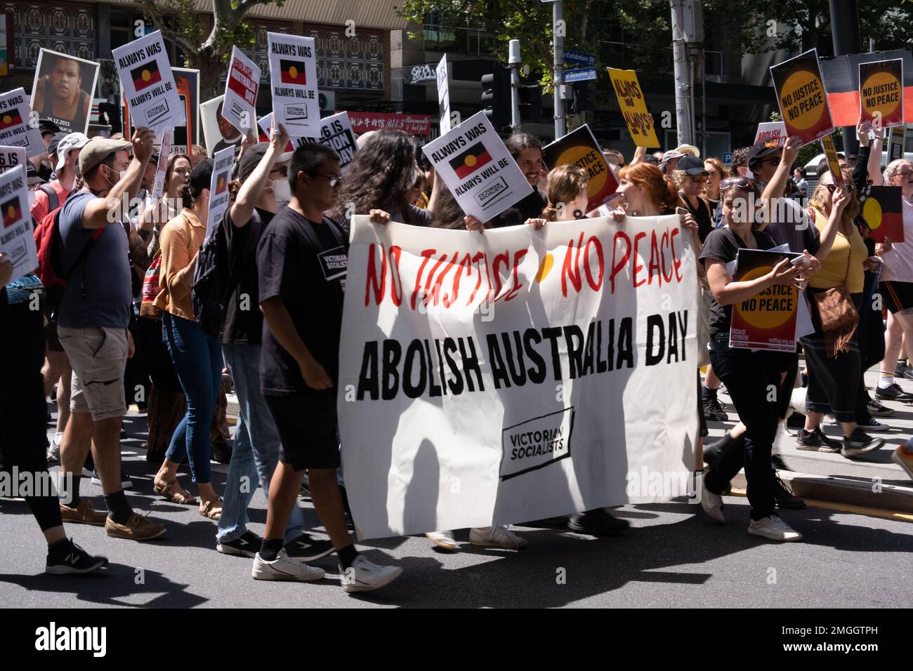 Invasion day protest 2023 hi-res stock photography and images - Alamy