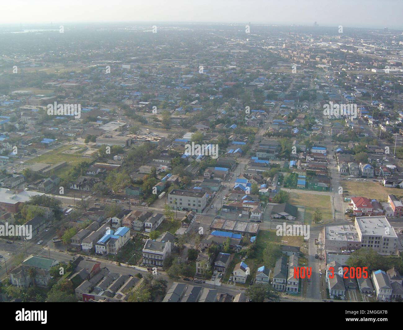 Aftermath - Miscellaneous - 26-HK-48-152. wide aerial view of ...