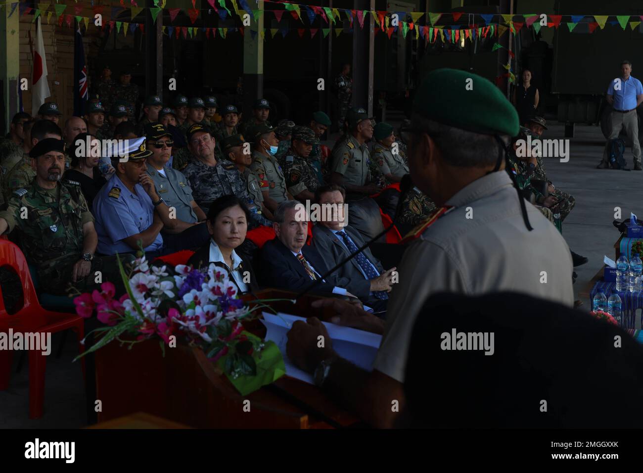Lt. Gen. Falur Rate Laek, the chief of the General Staff of the Timor ...