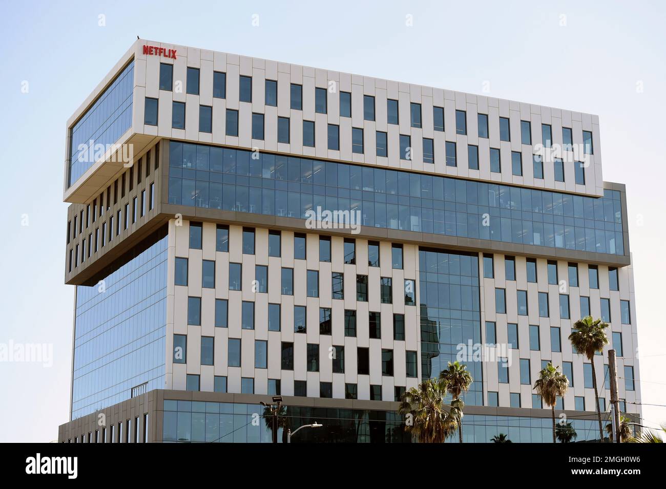 Netflix headquarters in the Hollywood section of Los Angeles is ...