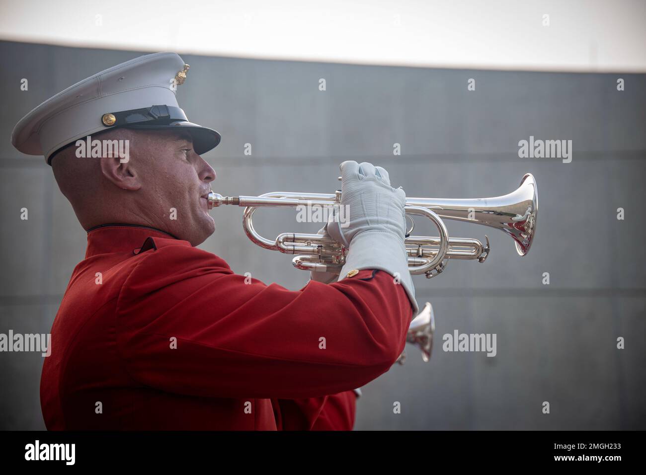 Staff Sgt. Christopher Walker, musician, with “The Commandant’s Own”, U ...