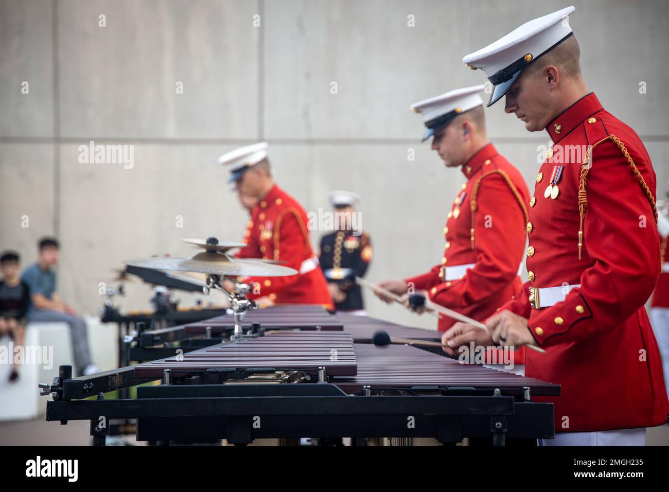 Marines with “The Commandant’s Own”, U.S. Marine Drum and Bugle Corps ...