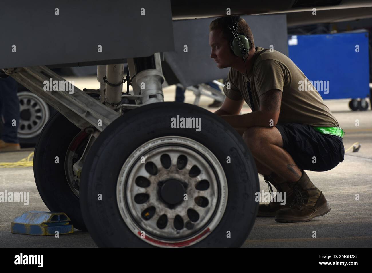 U.S. Air Force Senior Airman Joey King, 169th Aircraft Maintenance ...