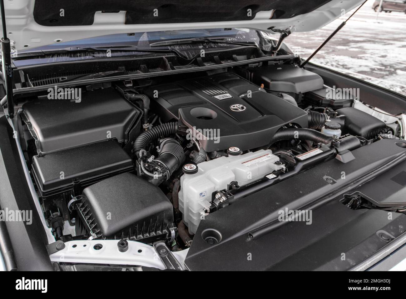MOSCOW, RUSSIA - DECEMBER 11, 2021 Toyota Land Cruiser 300 (J300 ...