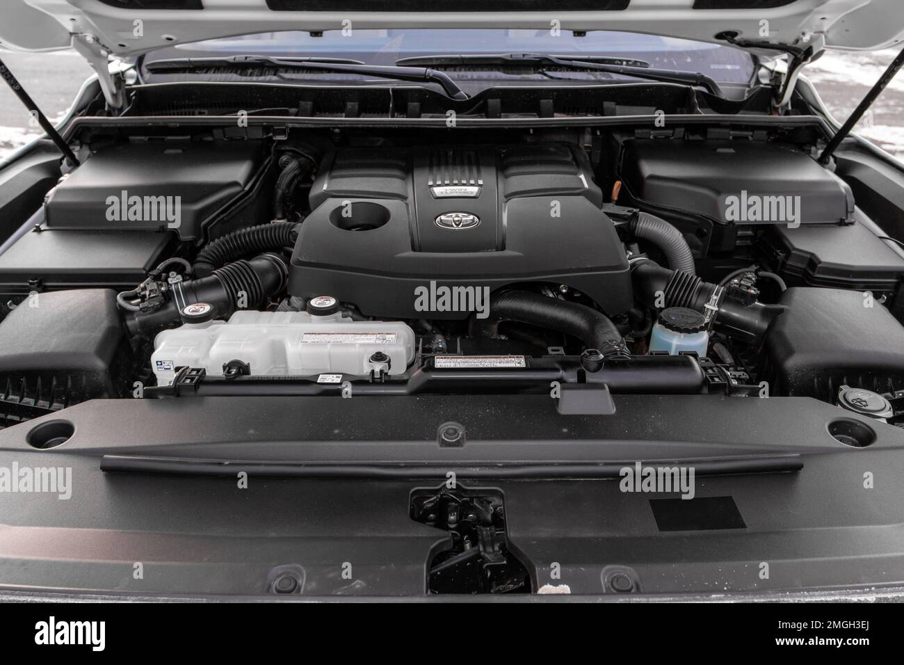 MOSCOW, RUSSIA - DECEMBER 11, 2021 Toyota Land Cruiser 300 (J300 ...