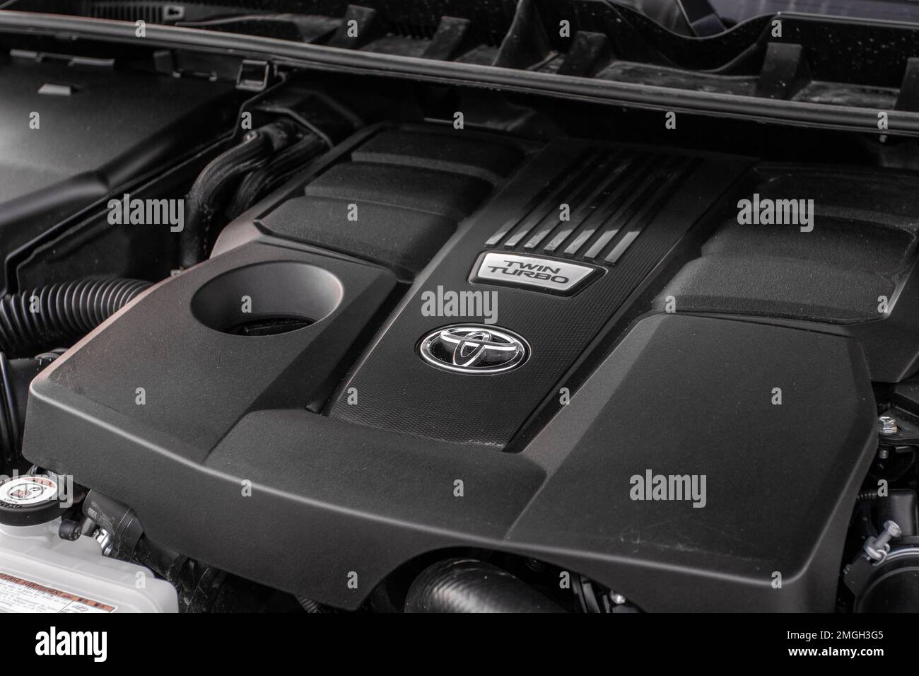 MOSCOW, RUSSIA - DECEMBER 11, 2021 Toyota Land Cruiser 300 (J300 ...