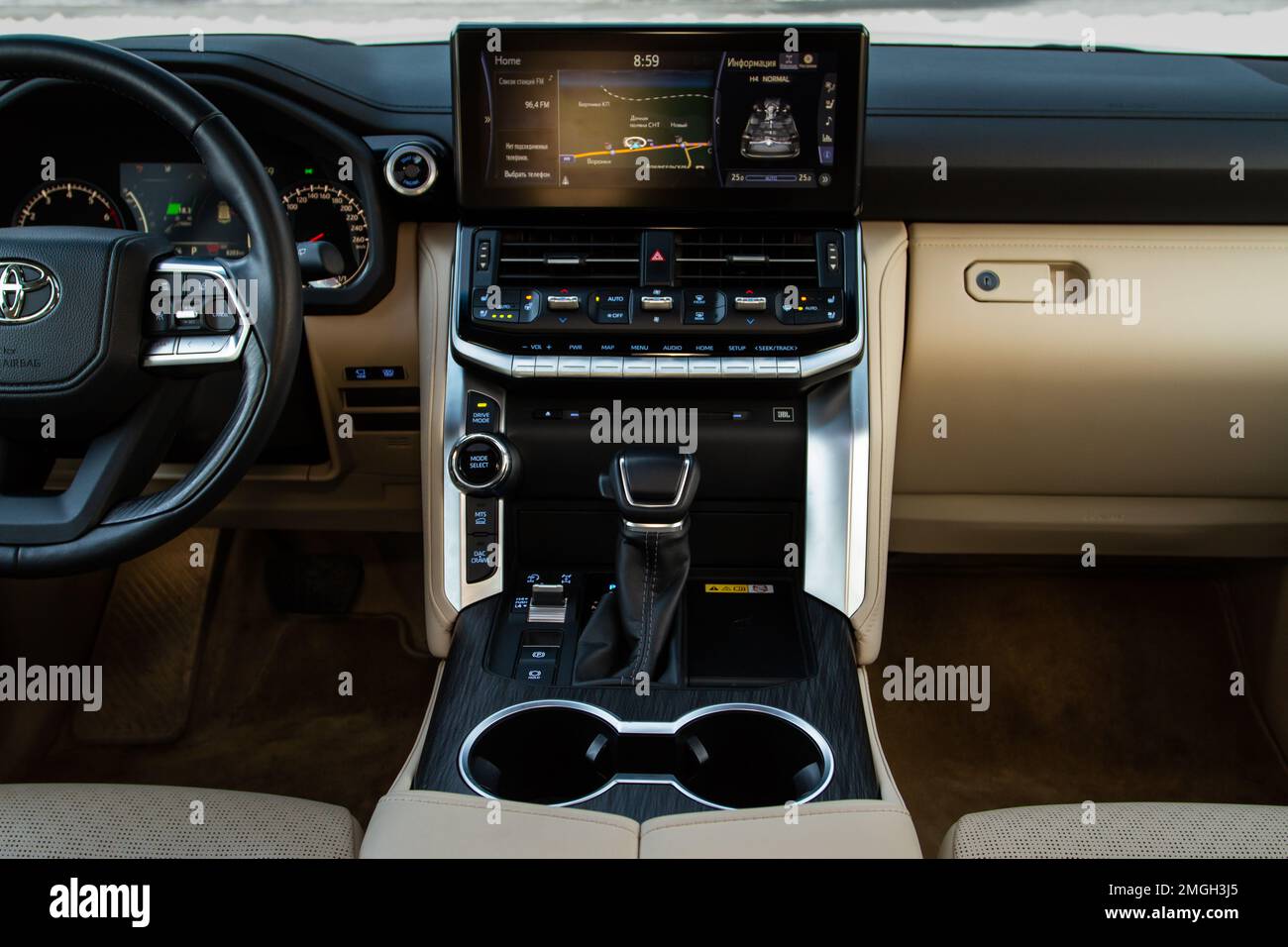 MOSCOW, RUSSIA - DECEMBER 11, 2021 Toyota Land Cruiser 300 (J300 ...