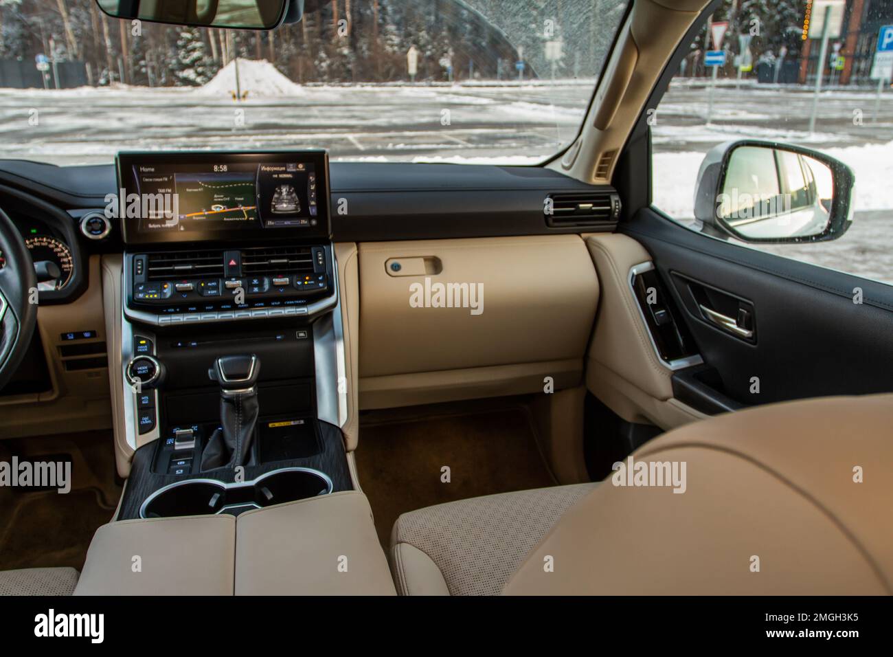 MOSCOW, RUSSIA - DECEMBER 11, 2021 Toyota Land Cruiser 300 (J300 ...