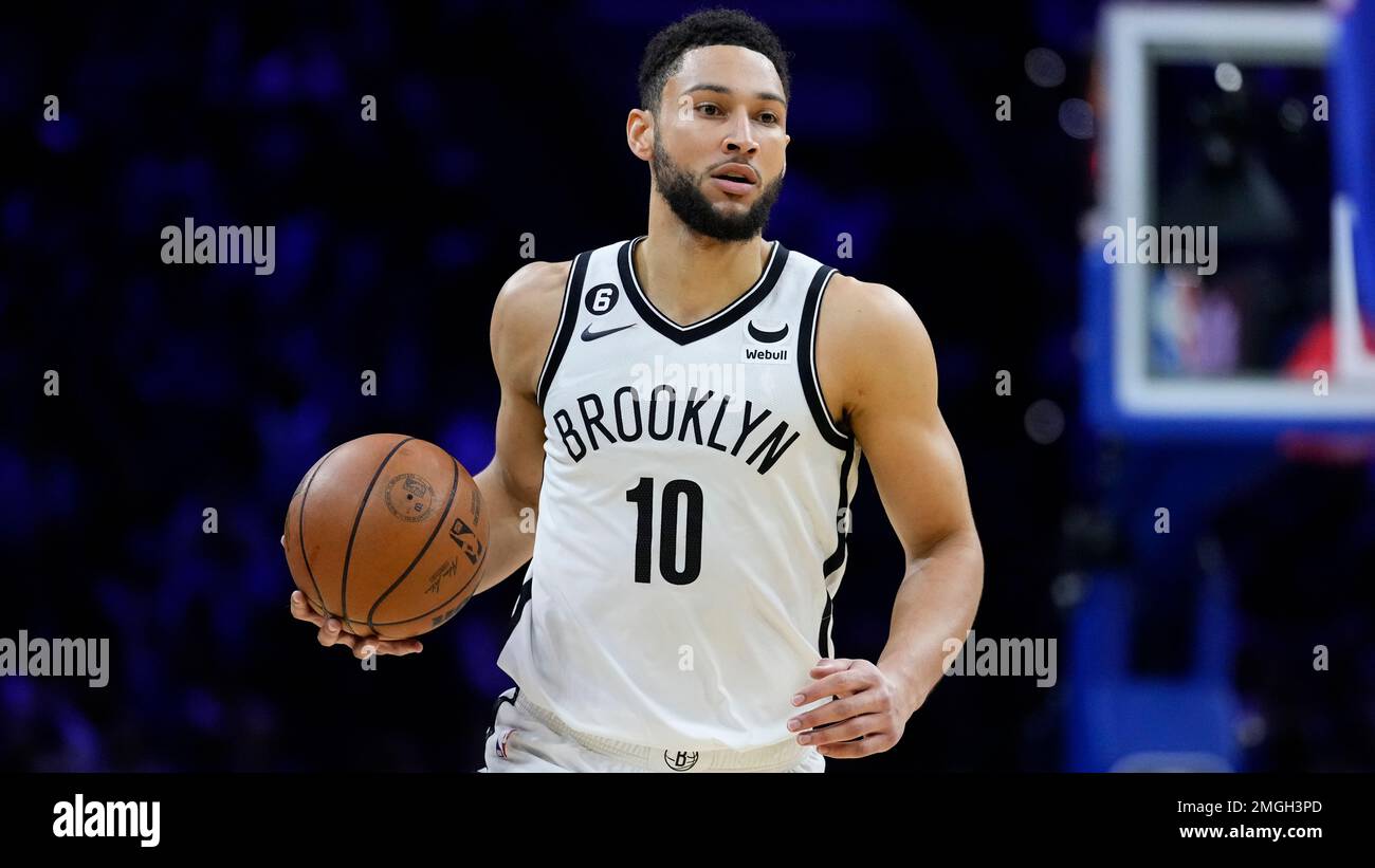 Brooklyn Nets' Ben Simmons plays during an NBA basketball game ...