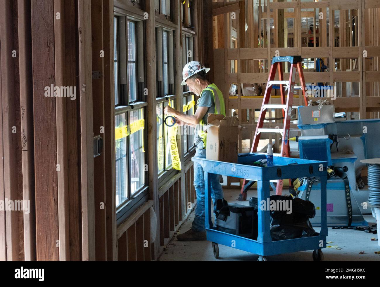 Construction continues on the resident cottages on the campus of the ...