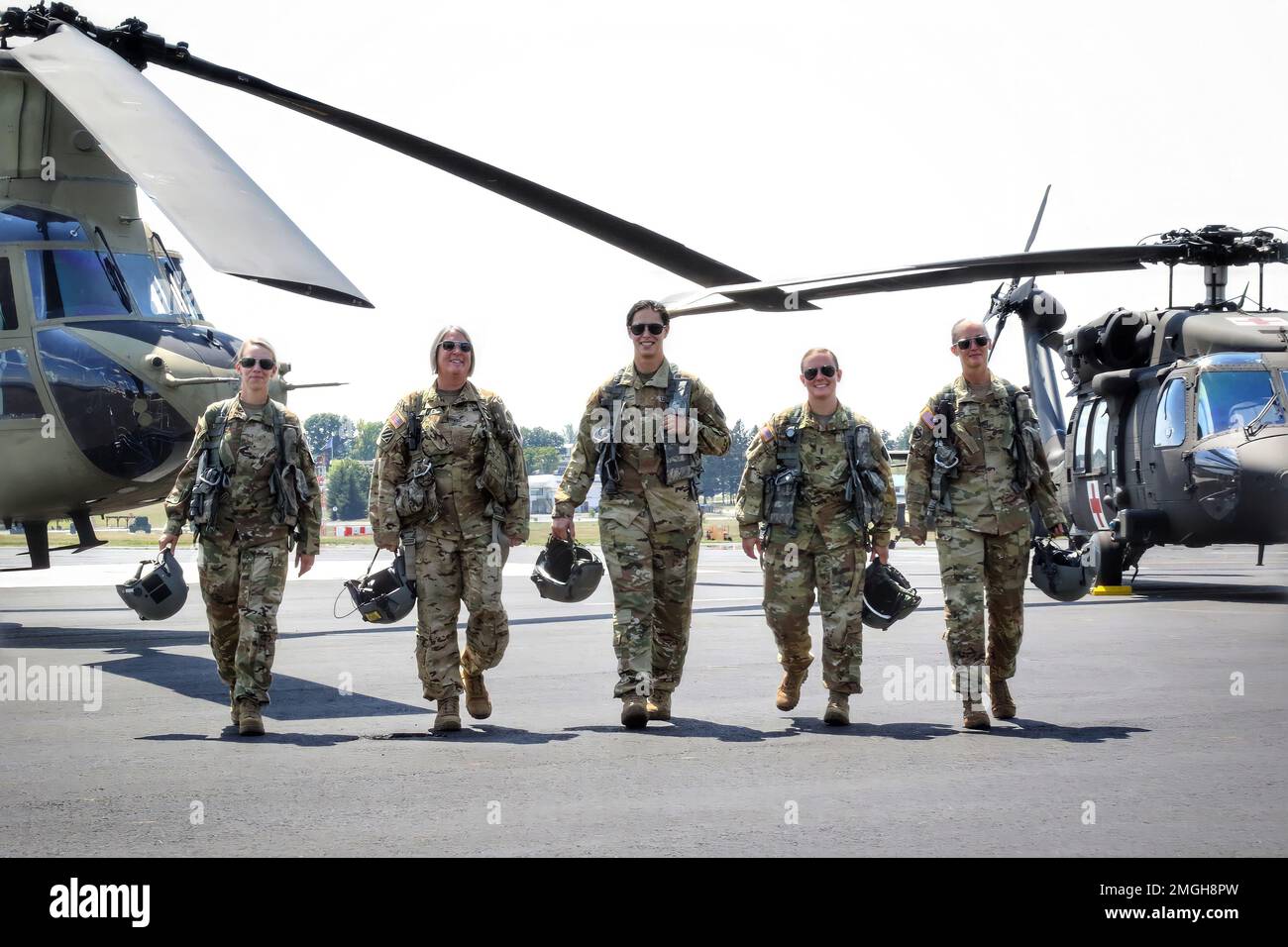 From left, 2nd Lt. Rachael Rakocy, Chief Warrant Officer 3 Allison ...