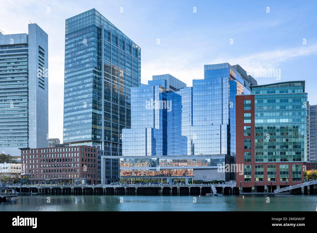 An classic colonial multistory red brick apartment strict geometric ...