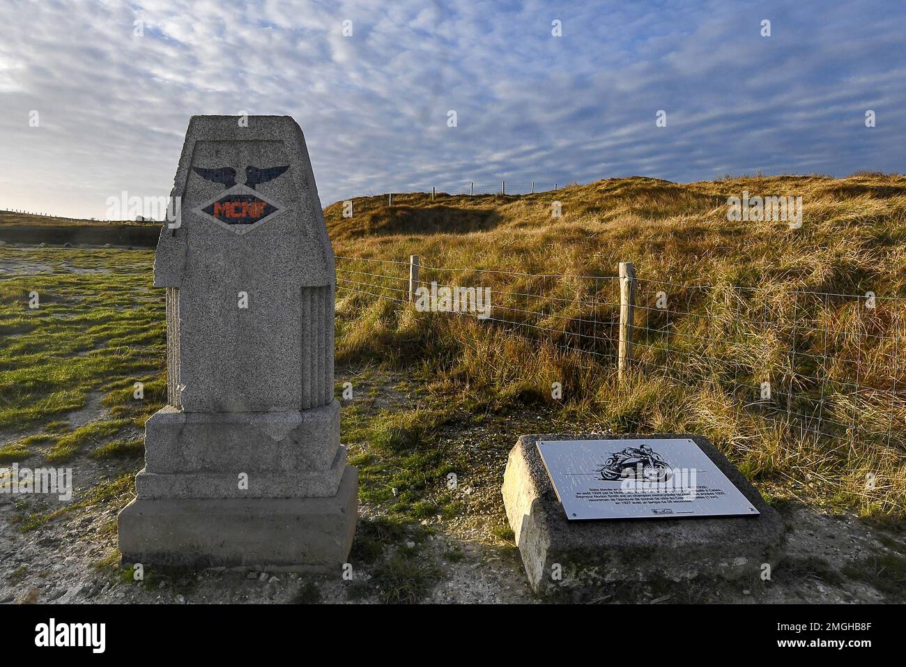 Escalles, Cap Blanc-Nez Headland, along the coastal area “cote d’Opale ...