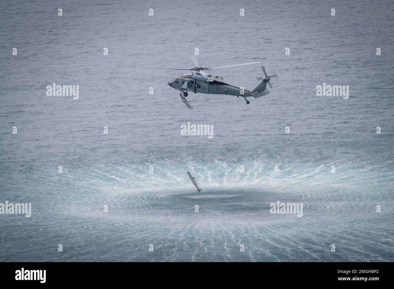 220824-N-EV253-1581 An MH-60S Sea Hawk attached to Helicopter Sea ...