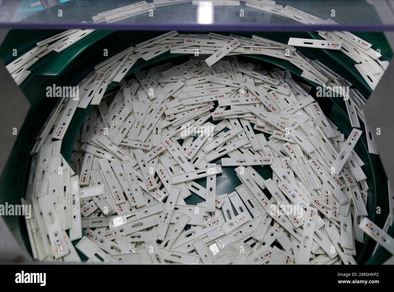 CAPTION ADDITION ADDS PRODUCT's USE: Antibody test cartridges of the ...