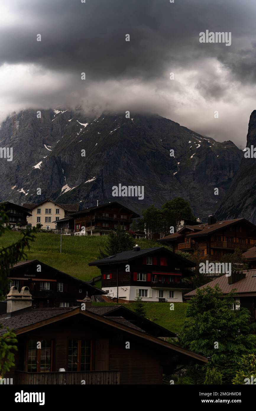 A Scenic Picture of Grindelwald, Switzerland Stock Photo - Alamy