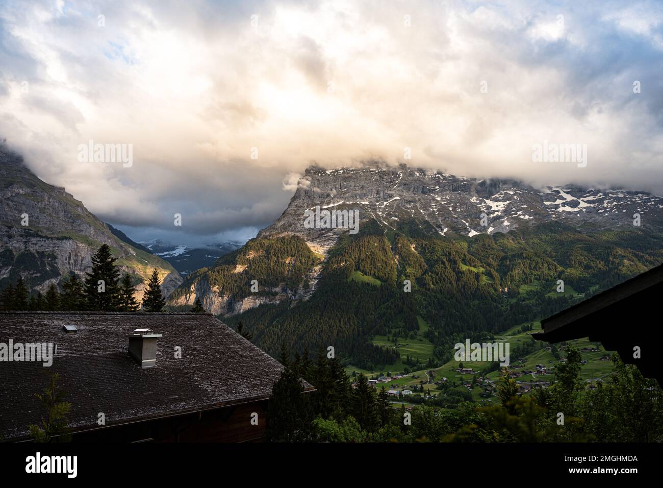 A Scenic Picture of Grindelwald, Switzerland Stock Photo - Alamy