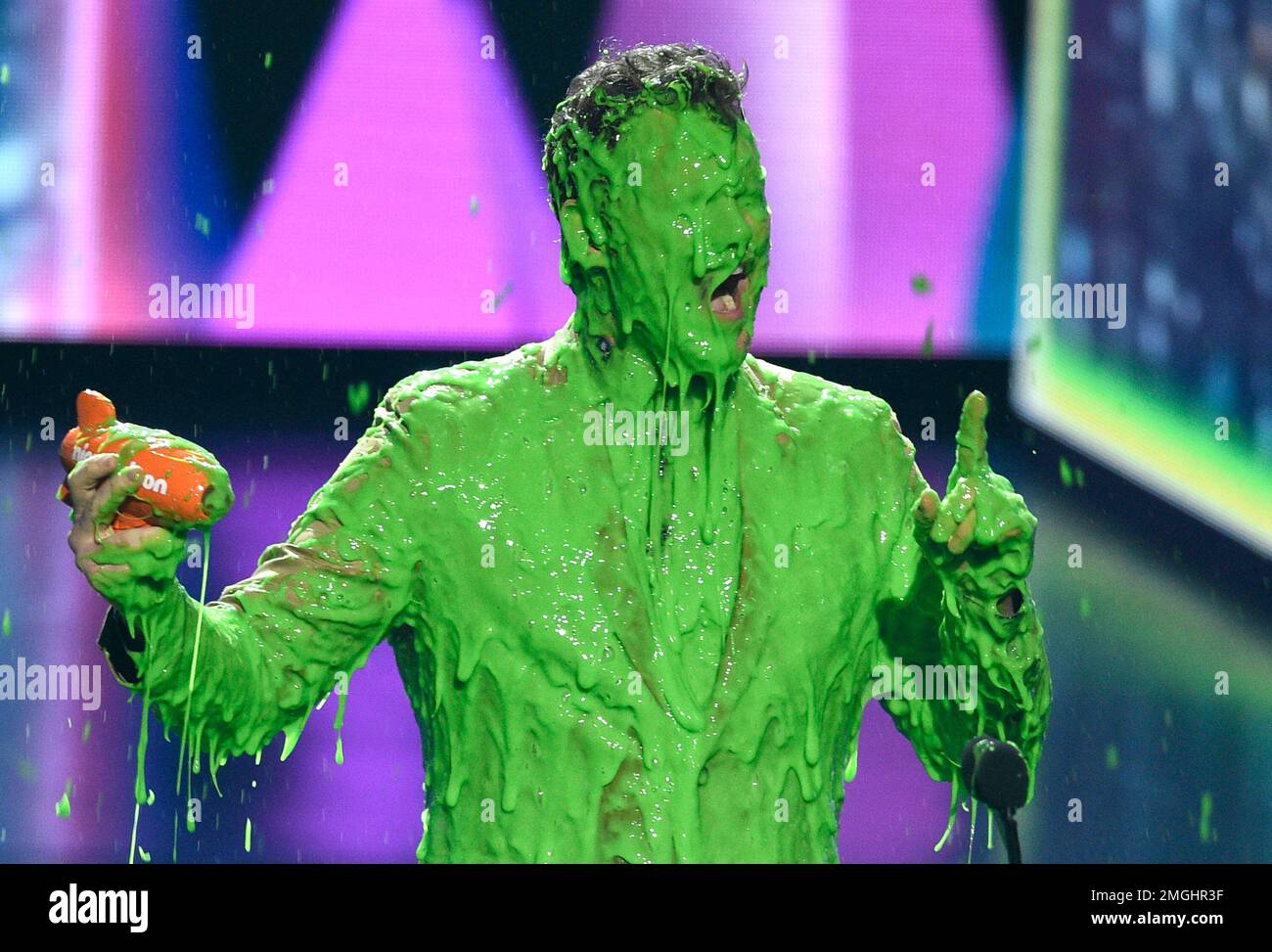 FILE - In this March 23, 2019 file photo, Chris Pratt reacts after ...