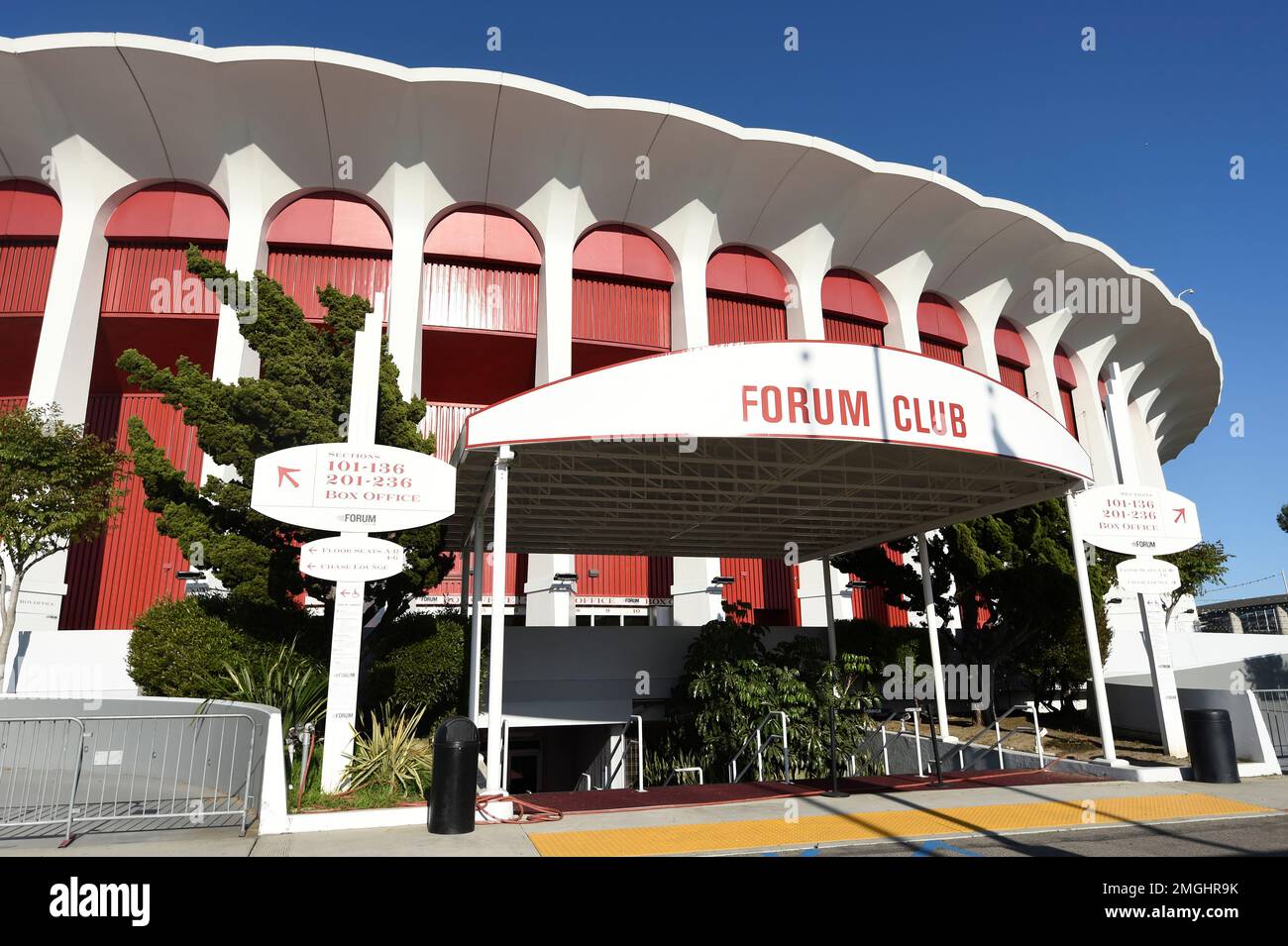 The Forum is pictured, Thursday, April 23, 2020, in Los Angeles. (AP ...