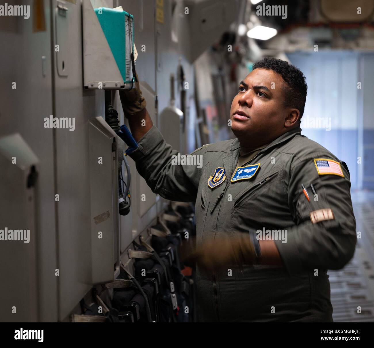 U.S. Air Force Staff Sgt. Christopher Bucy-Espinoza, a loadmaster ...