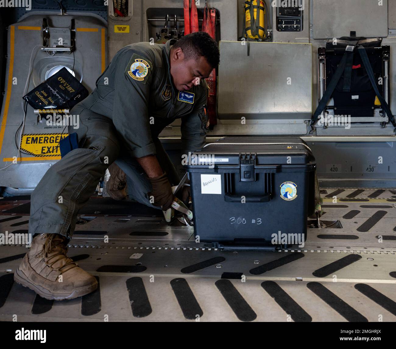 U.S. Air Force Staff Sgt. Christopher Bucy-Espinoza, a loadmaster ...