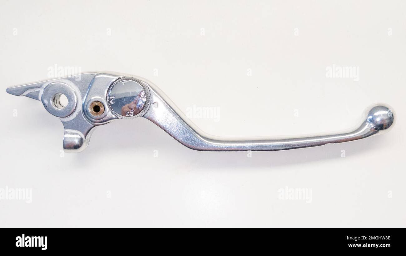 motorcycle steel brake lever handle silver new modern motorbike part in ...