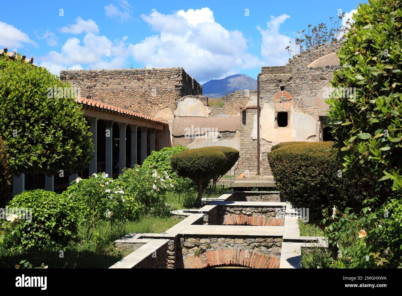 Das Haus von Julia Felix, auch als Praedia von Julia Felix bezeichnet ...