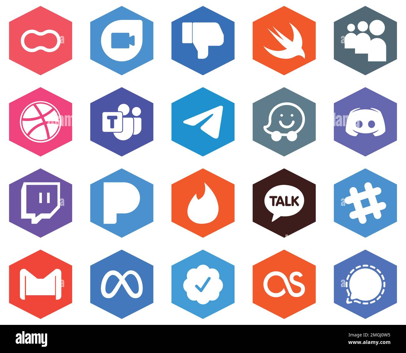 Discord white logo hi-res stock photography and images - Alamy