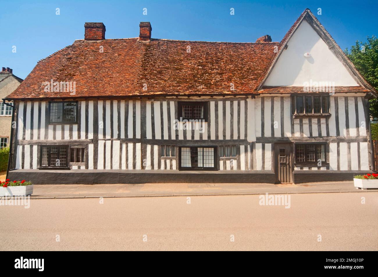 ICKLETON Cambridgeshire Timber Framed House Stock Photo - Alamy