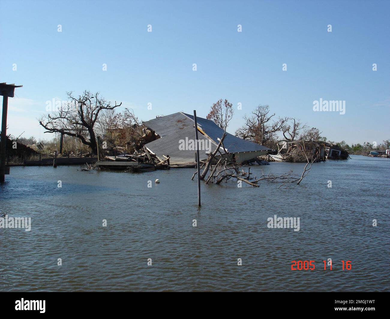 St. Bernard Parish, Louisiana - 26-HK-266-93. Hurricane Katrina Stock ...