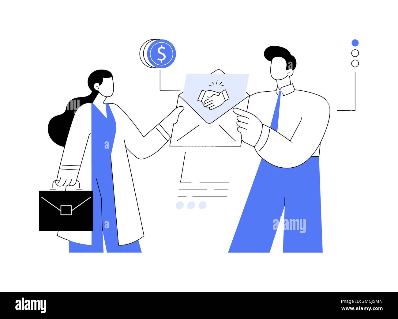 Job offer abstract concept vector illustration Stock Vector Image & Art ...