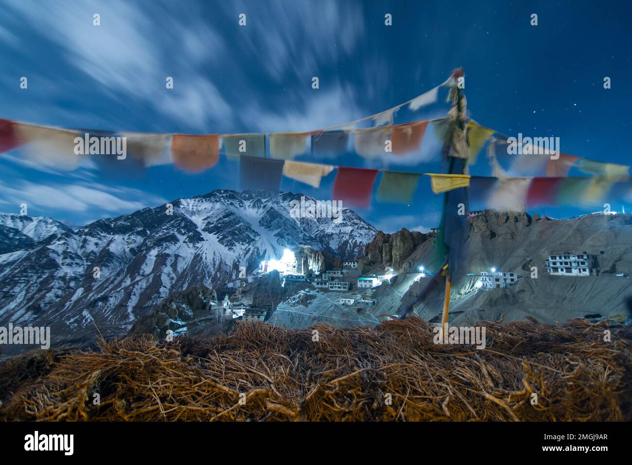 Spiti, Himachal Pradesh, India - April 1st, 2021 : Milky Way and ...