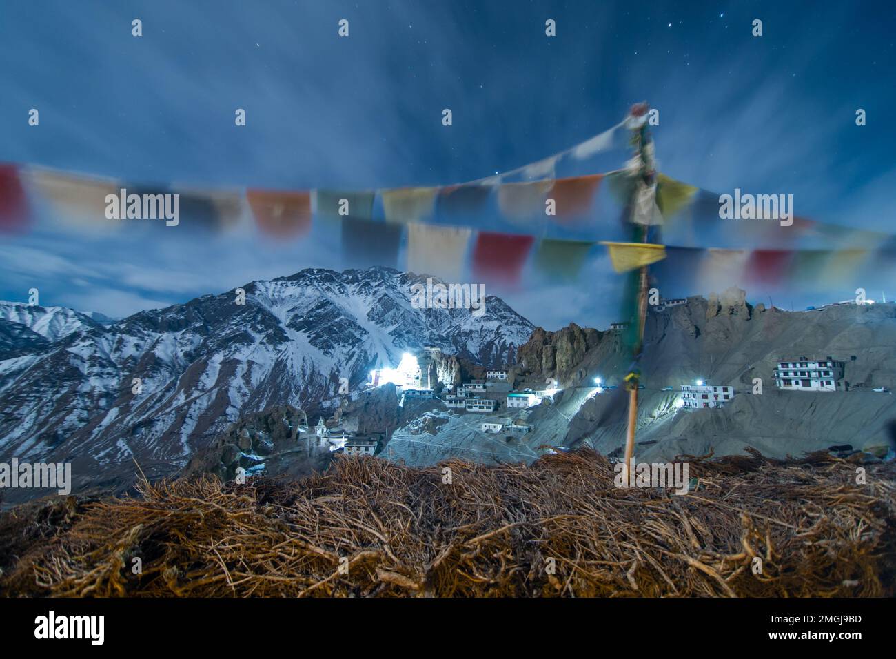 Spiti, Himachal Pradesh, India - April 1st, 2021 : Milky Way and ...