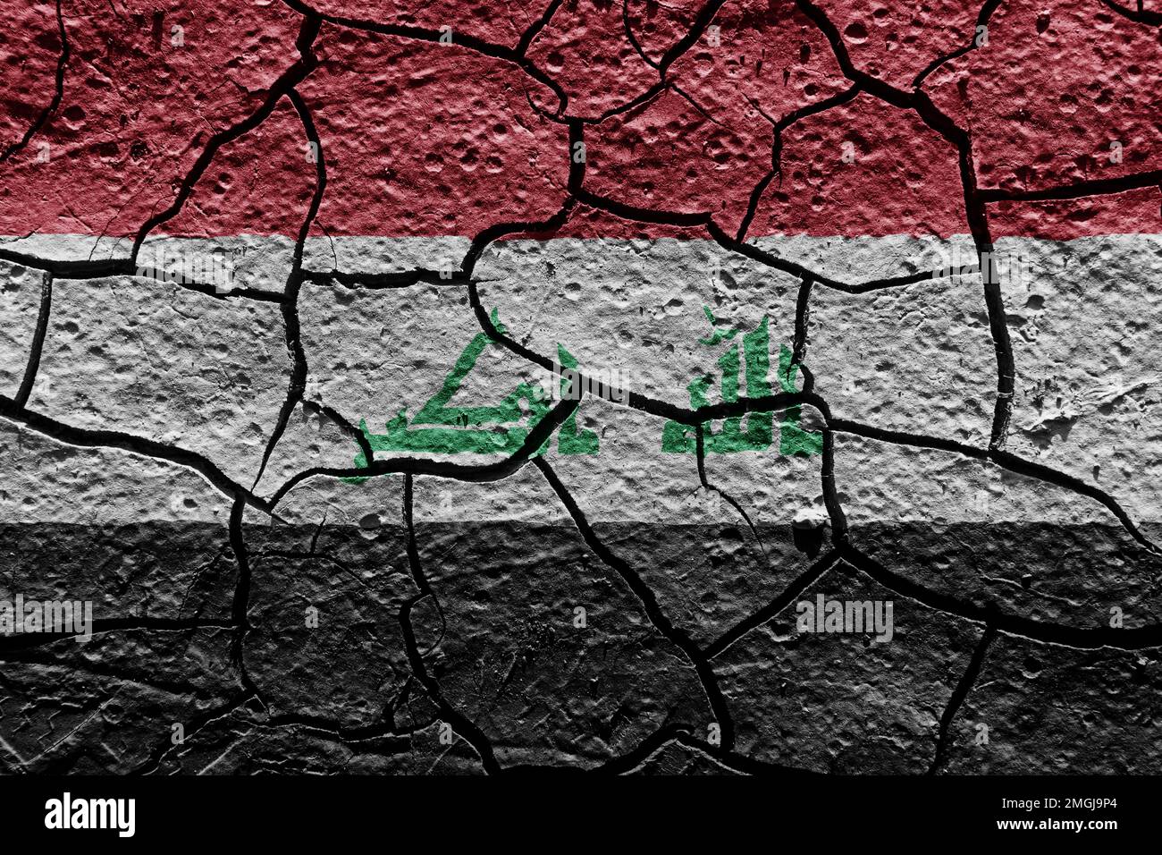 Grunge iraq flag hi-res stock photography and images - Alamy