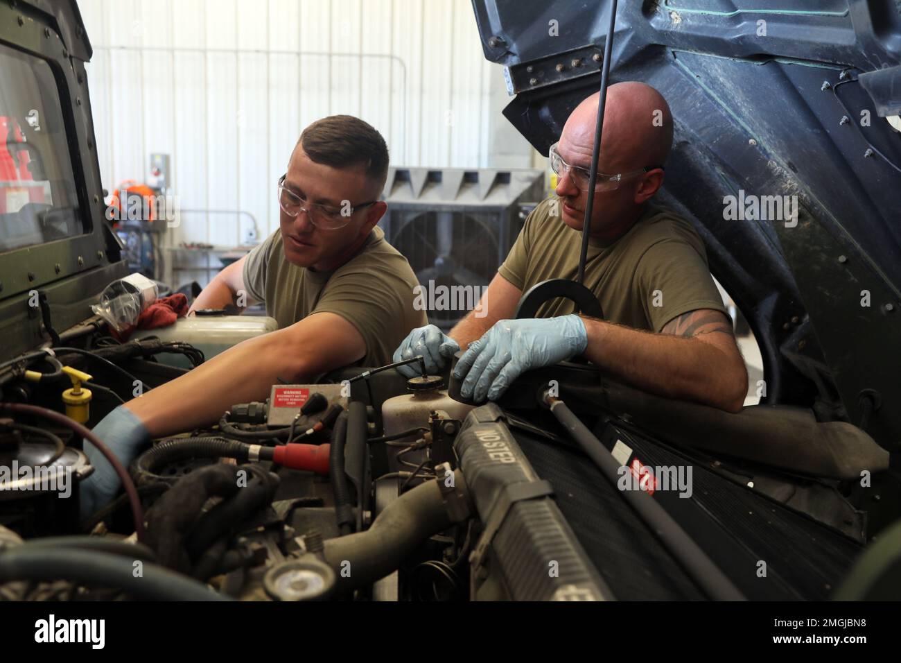 U.S. Army Reserve Sgt. Aaron Chwala assigned to the 996th Engineer ...